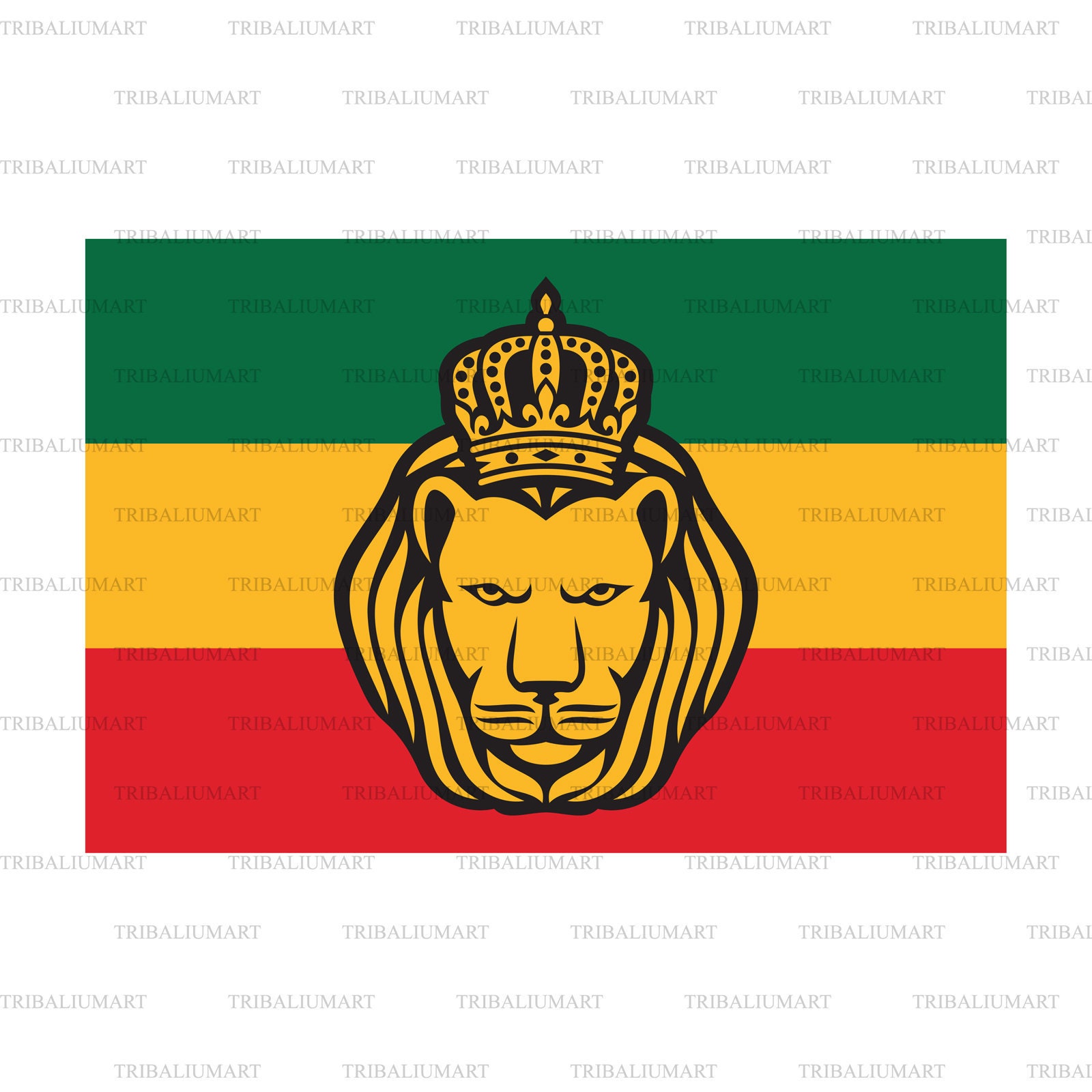 Bandera rastafari con el león de Judá fondo reggae eps - Etsy México