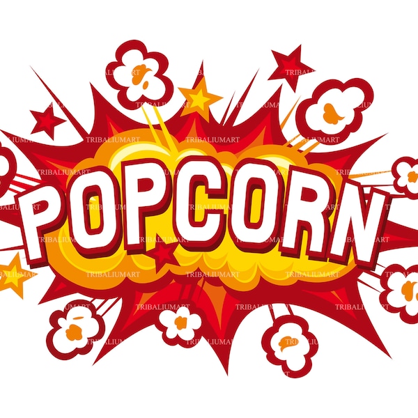 Popcorn Sign - Etsy