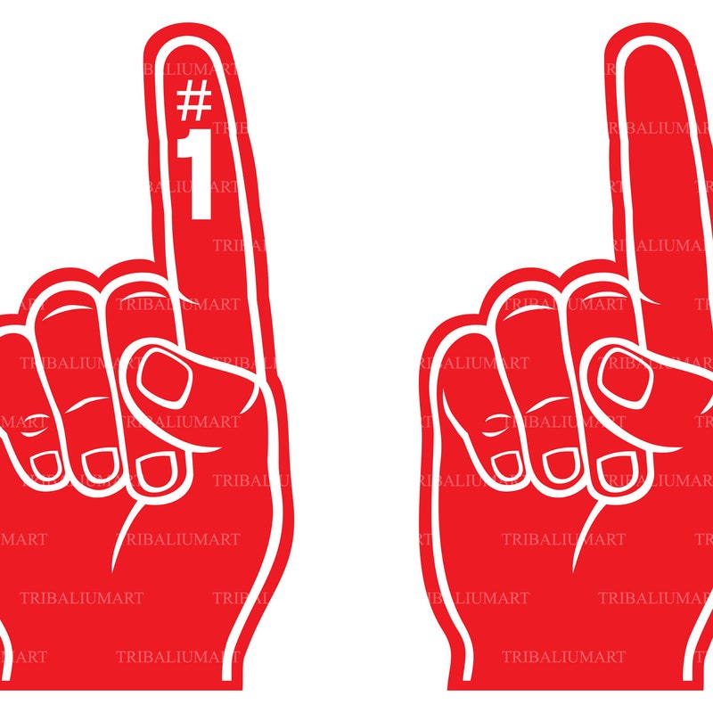 Number 1 Foam Finger - Etsy