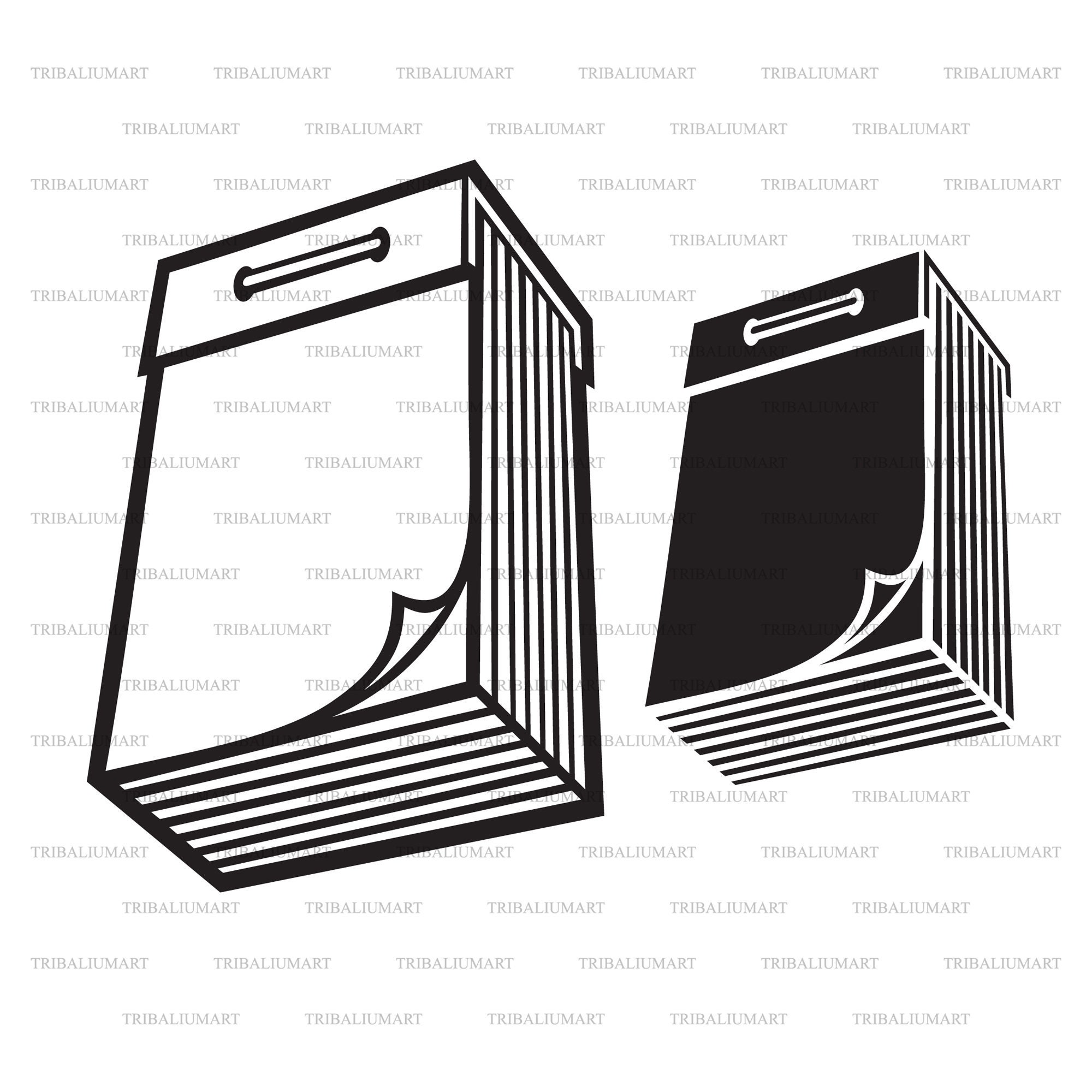 Blank Tear-off Paper Calendar. Cut Files for Cricut. Clip Art | Etsy