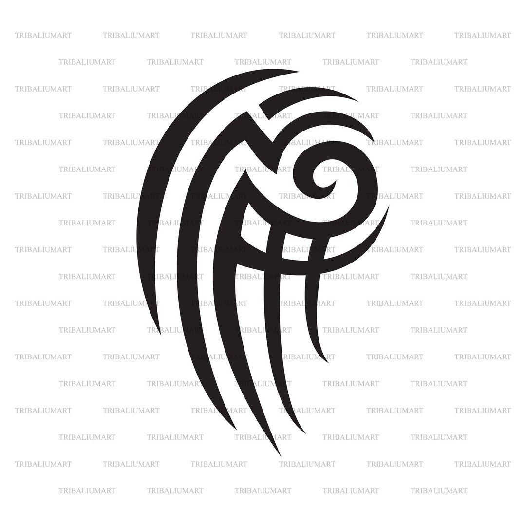 Tribal Tattoo Art Design Element. Cut Files for Cricut. Clip Art ...