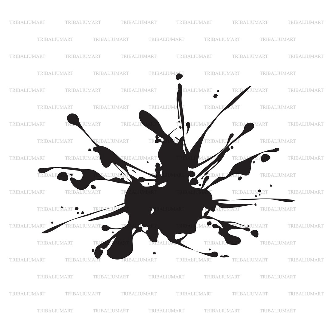 Ink Spot (splatter,brushes,stain, Splash, Grunge Element). Cut Files ...