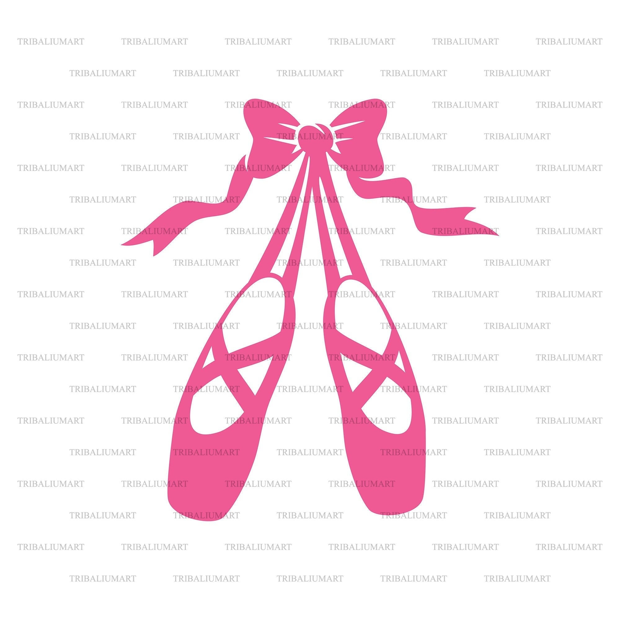 Ballet Shoes. Cut Files for Cricut. Clip Art Silhouette eps - Etsy