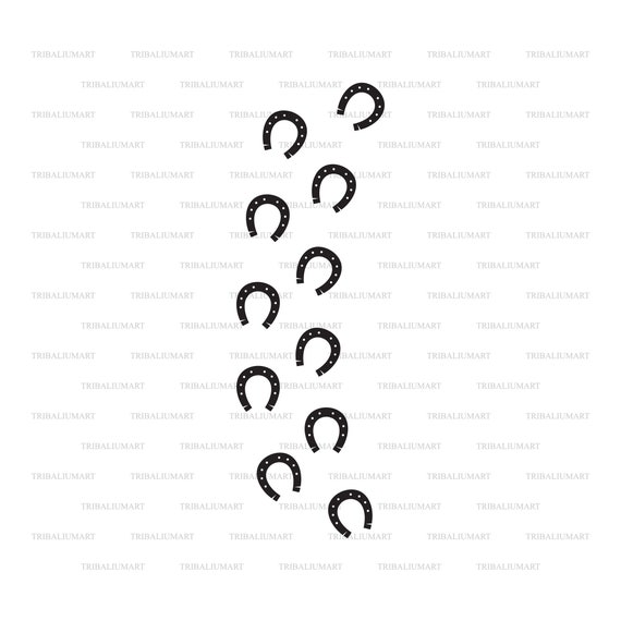 . Clip Art silhouettes Cut files for Cricut Shoe print trail eps, svg ...