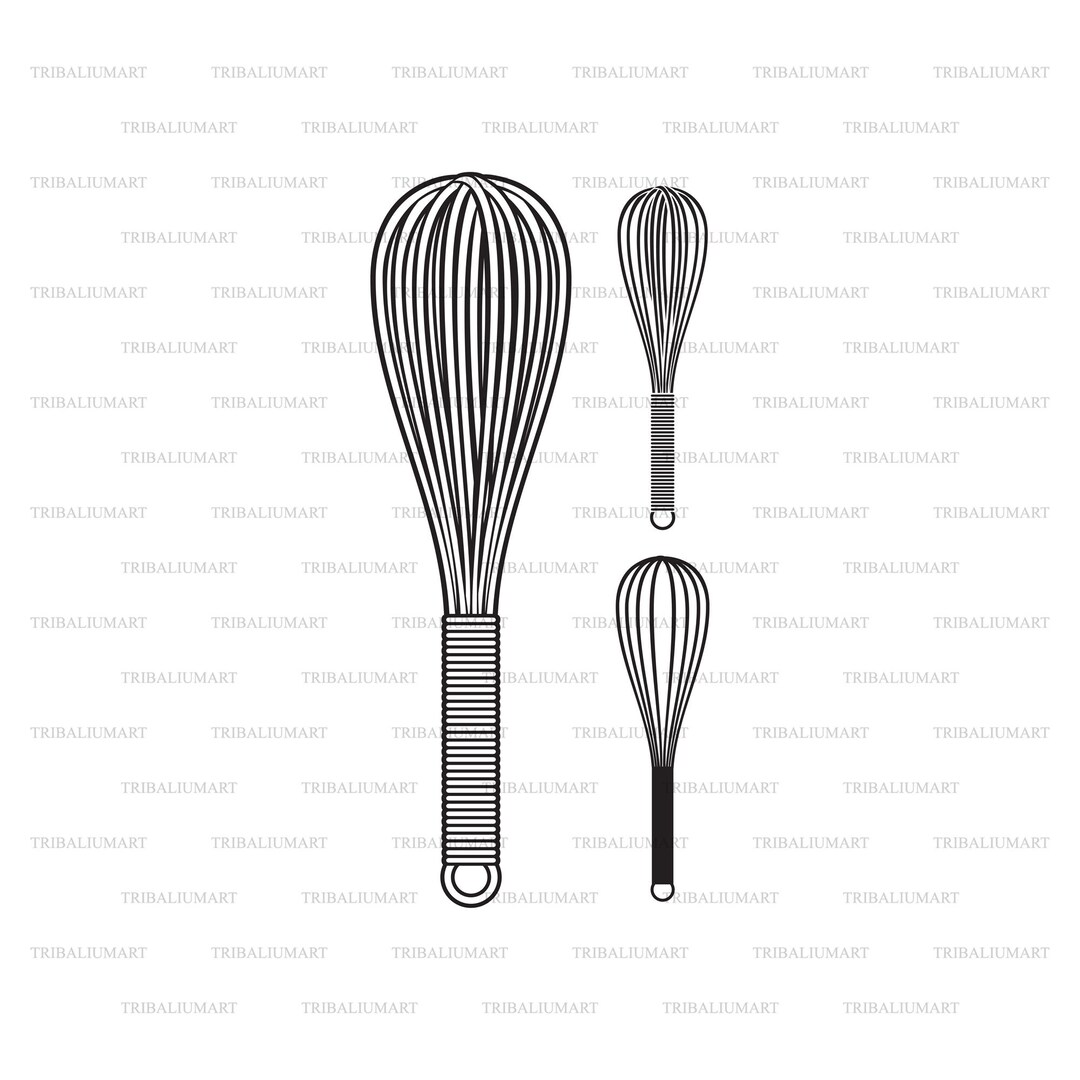 Balloon Whisk. Cut Files for Cricut. Clip Art (eps, Svg, Pdf, Png, Dxf ...