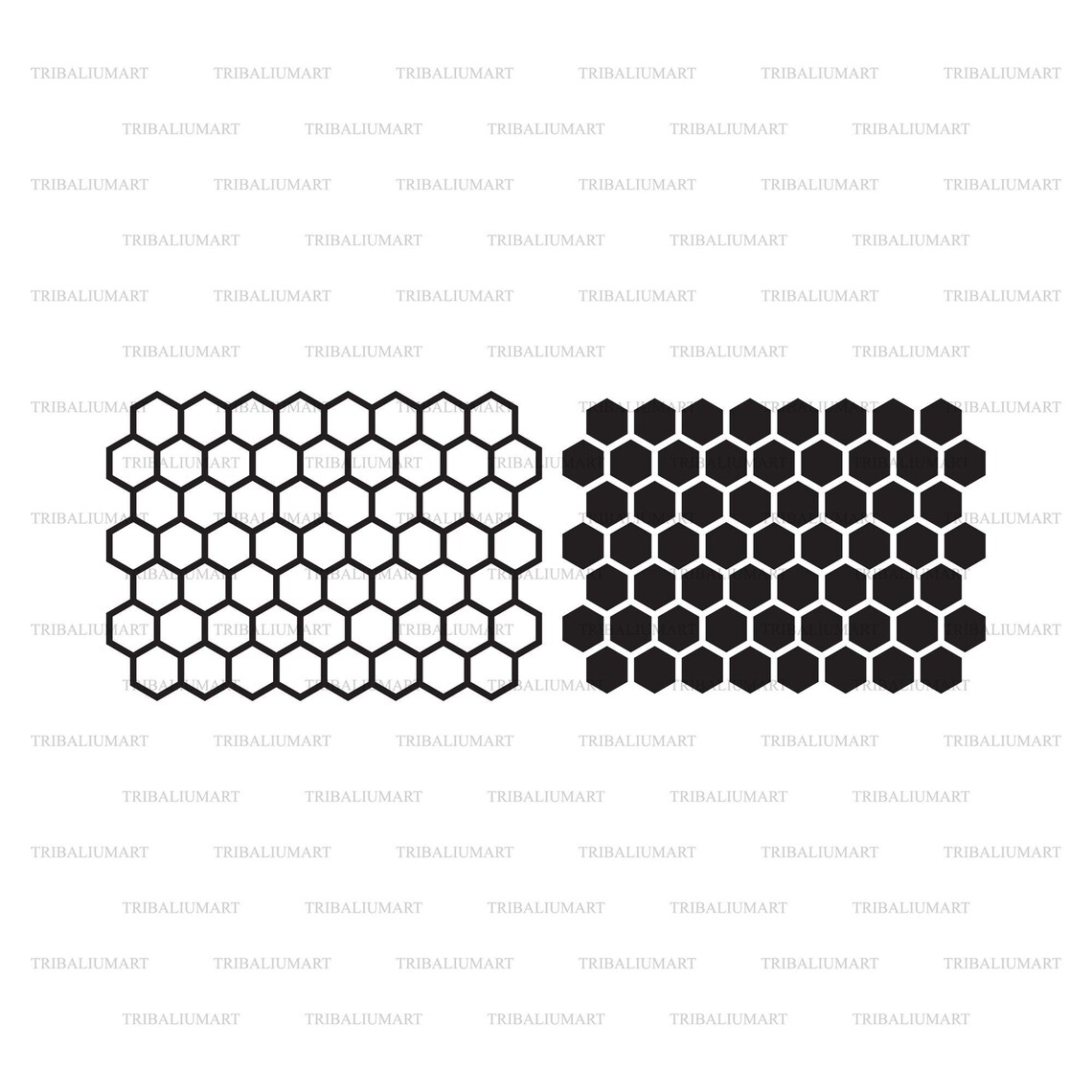 Honeycomb. Cut files for Cricut. Clip Art silhouette eps | Etsy
