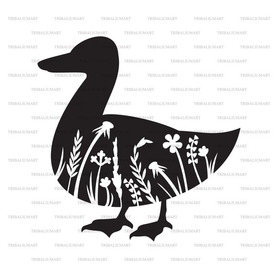 Tribal Duck Art