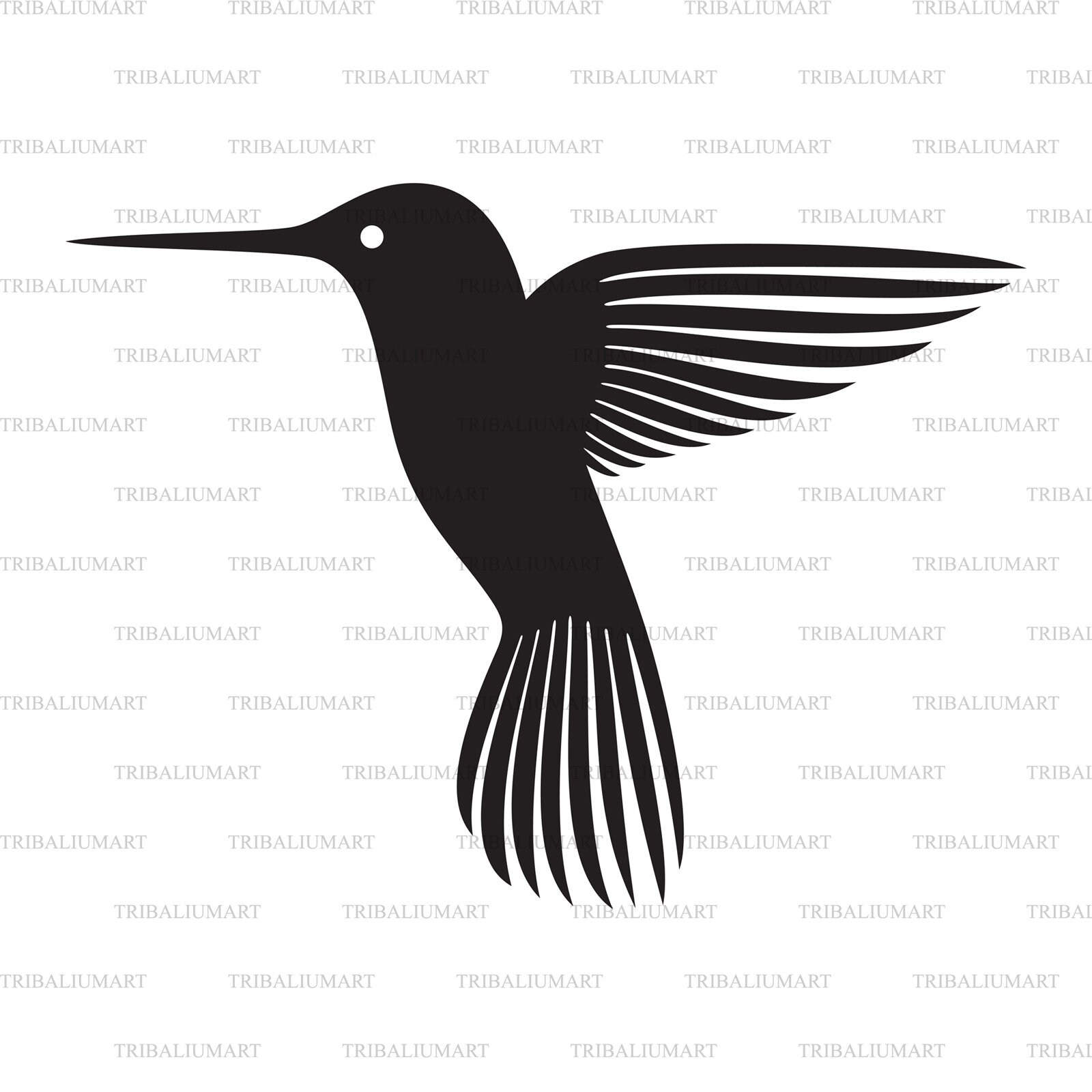 Hummingbird (colibri). Cut Files for Cricut. Clip Art Silhouette (eps ...