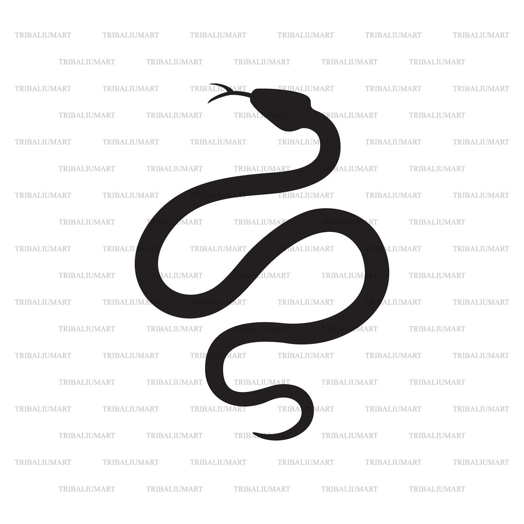 Snake. Cut File for Cricut. Clip Art Silhouette (eps, Svg, Pdf, Png ...