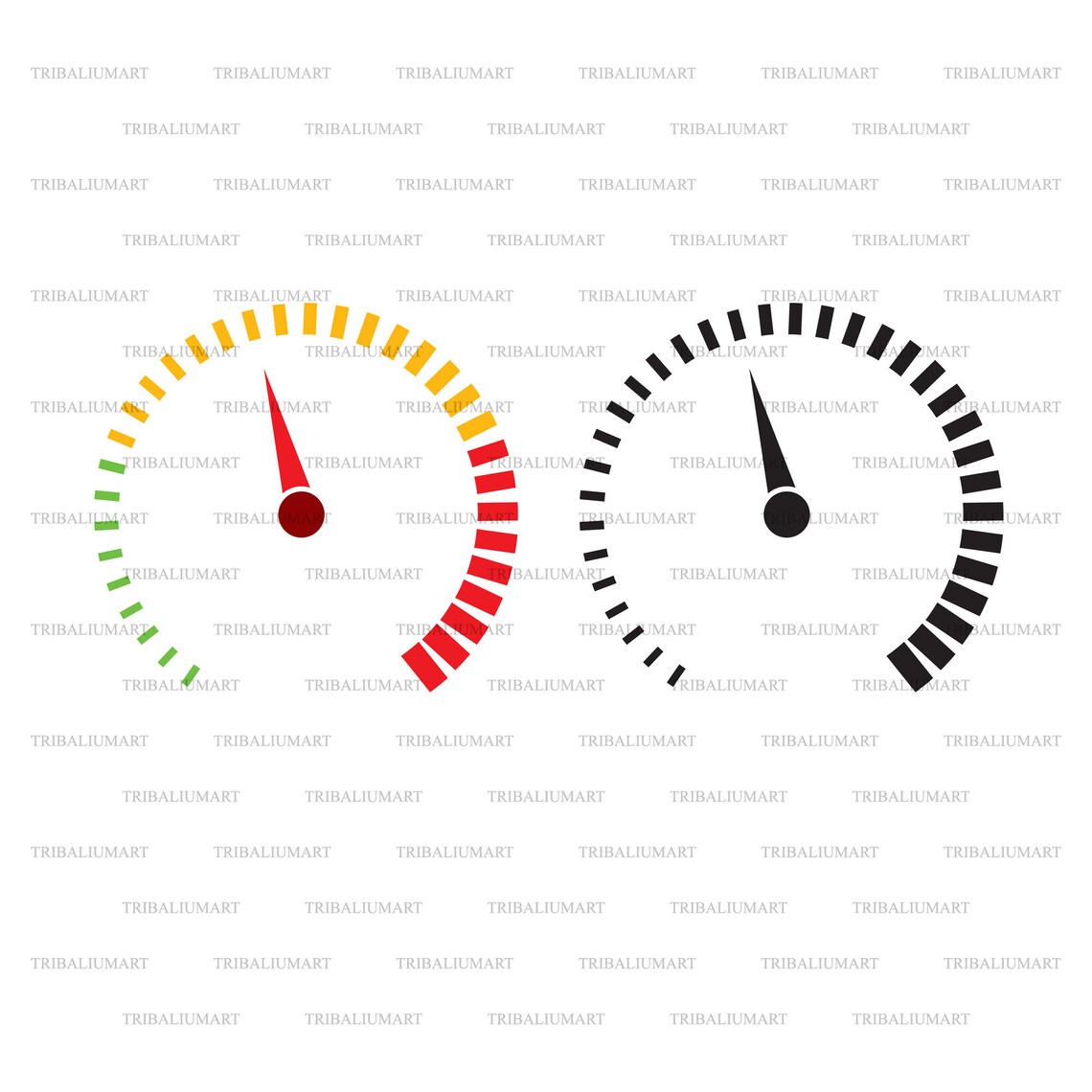Dashboard Speedometer. Cut Files for Cricut. Clip Art eps | Etsy