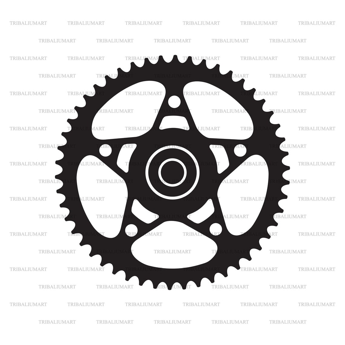 Bicycle Gear. Cut Files for Cricut. Clip Art Silhouettes eps - Etsy