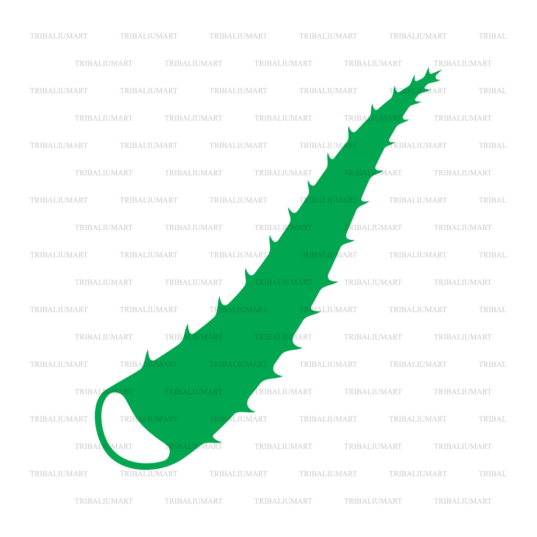 Aloe leaf. Cut files for Cricut. Clip Art silhouette eps | Etsy