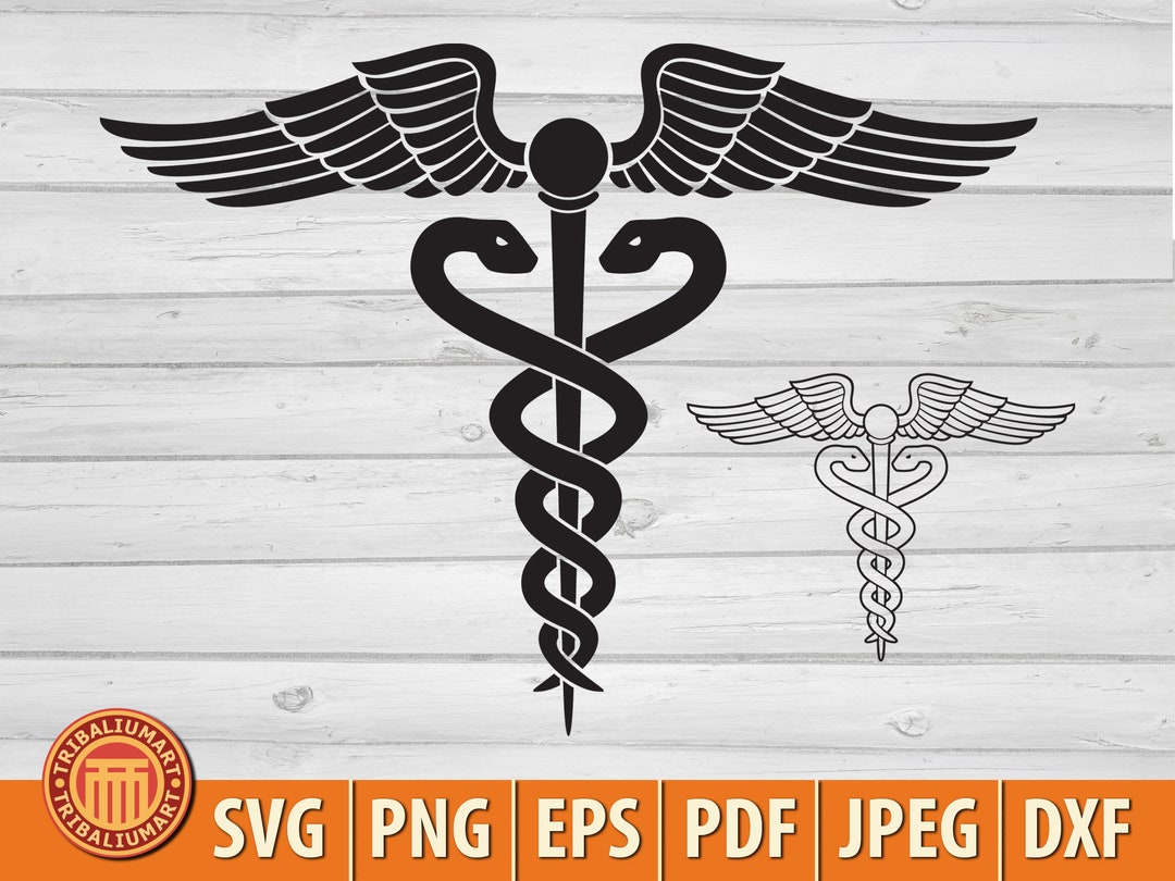 Medical Symbol - Caduceus Snake With Stick and Wings. Rod of Asclepius ... Medical Symbol - Caduceus Snake With Stick and Wings. Rod of Asclepius ...