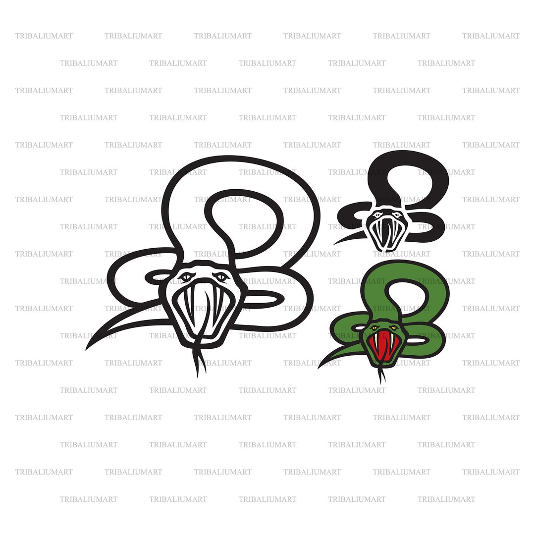 Snake. Cut File for Cricut. Clip Art Silhouette (eps, Svg, Pdf, Png ...