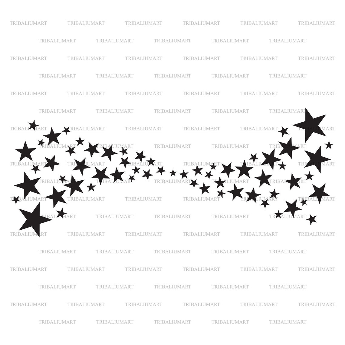 Stars. Cut Files for Cricut. Clip Art Silhouette eps Svg - Etsy