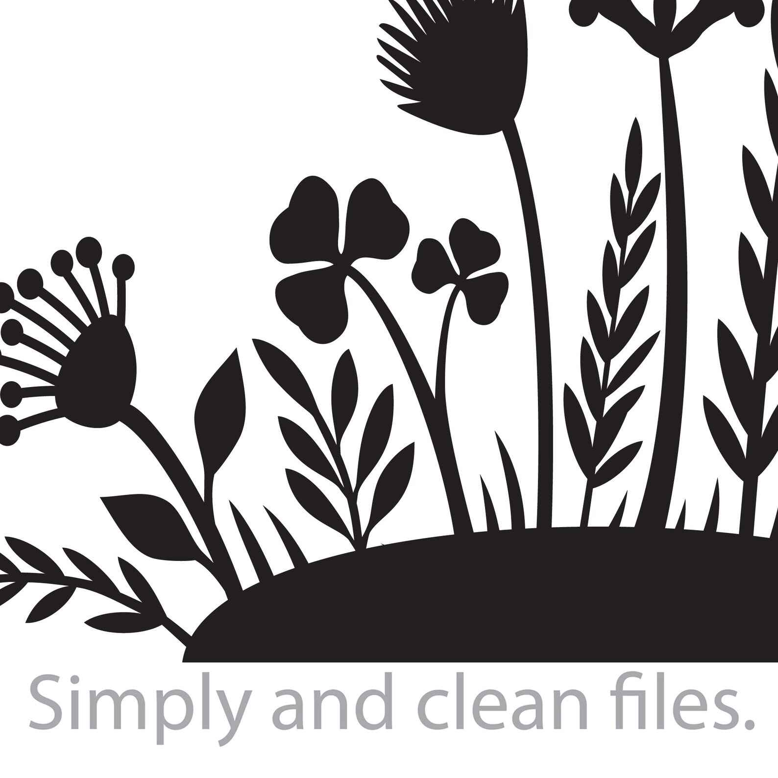 Watering Can With Flowers. Cut Files for Cricut. Clip Art Silhouettes (eps, Svg, Pdf, Png, Dxf ...