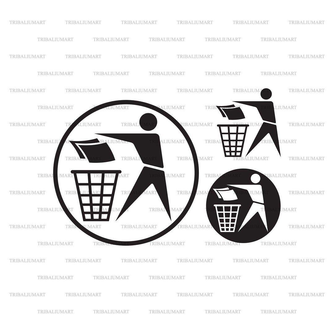 Recycle Sign. Cut Files for Cricut. Clip Art Silhouette (eps, Svg, Pdf ...