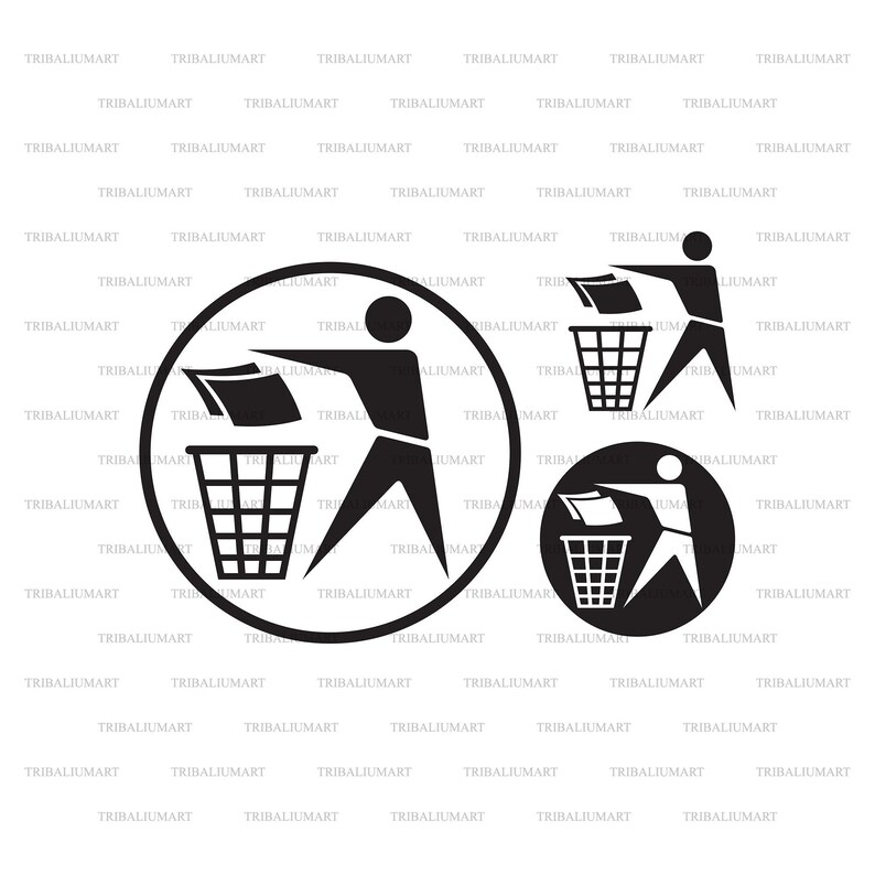 Recycle Sign. Cut Files for Cricut. Clip Art Silhouette eps - Etsy