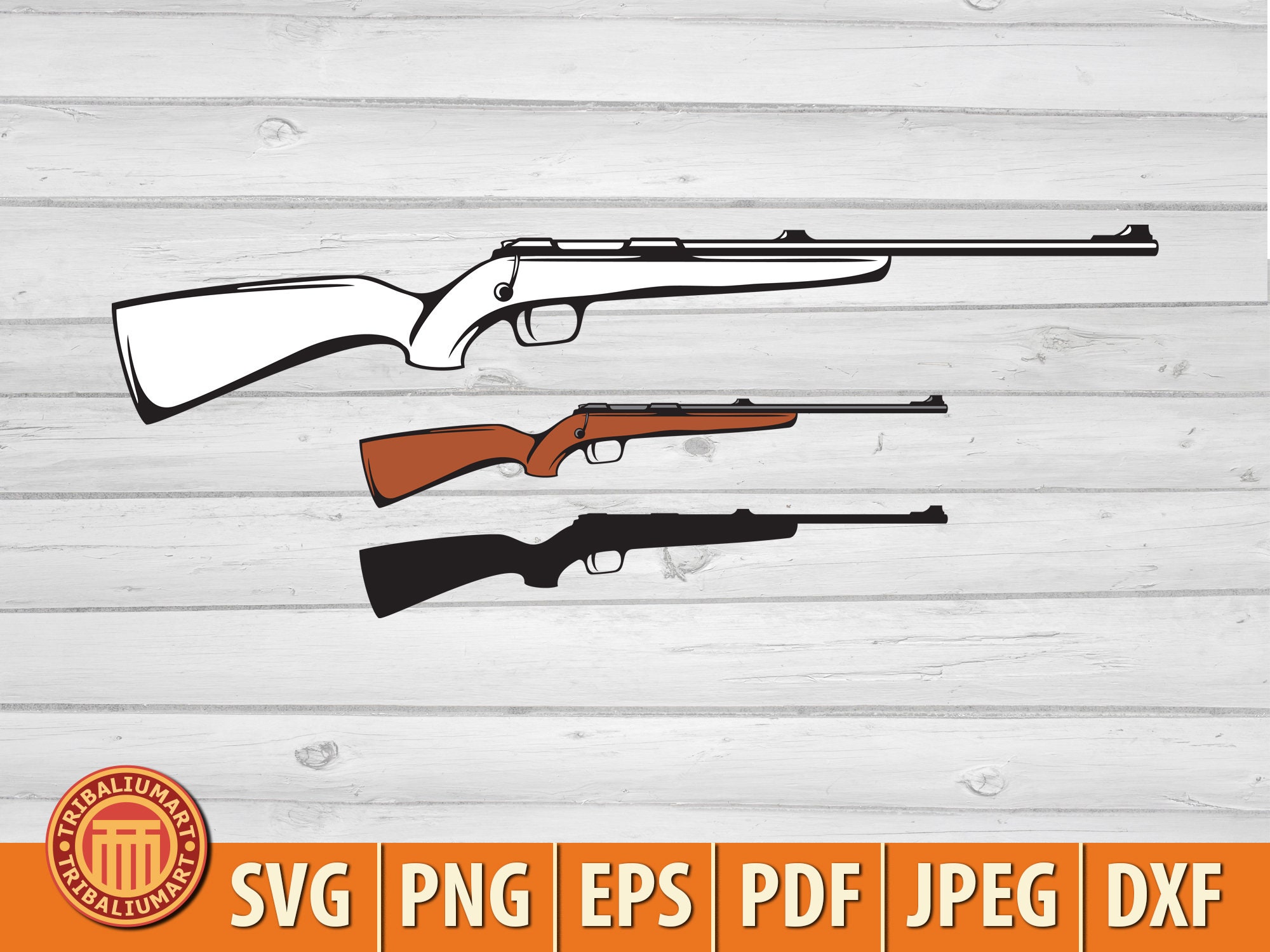 Plantilla De Rifle Occidental
