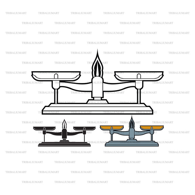 Scales Balance. Cut Files for Cricut. Clip Art Silhouette - Etsy