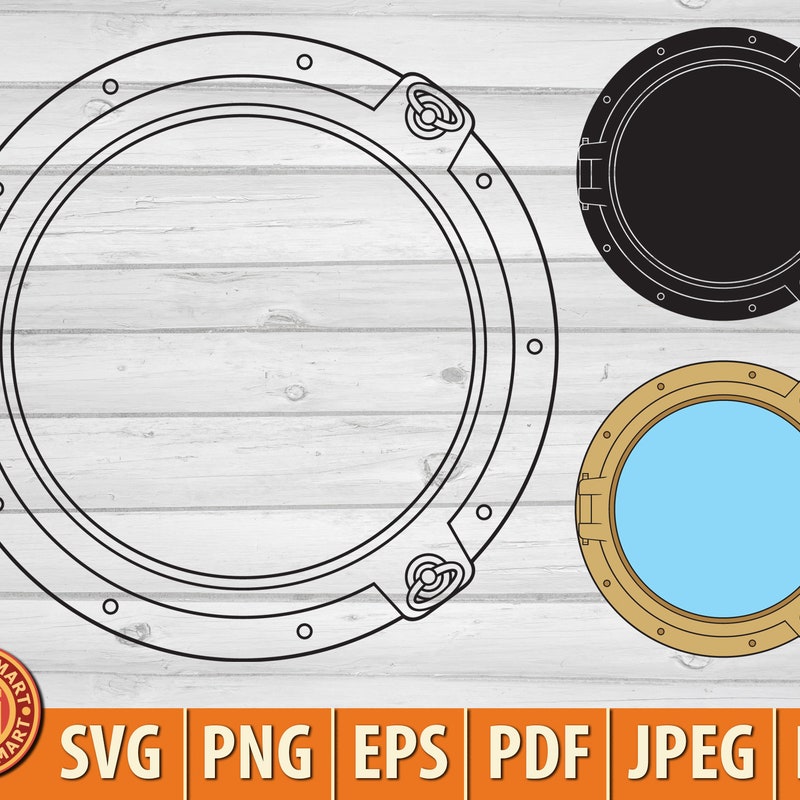 Cruise Porthole Clip Art - Etsy
