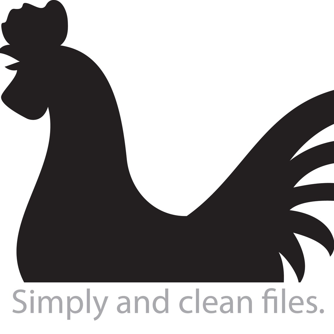 Rooster on Fence countryside Design. Cut Files for Cricut. - Etsy