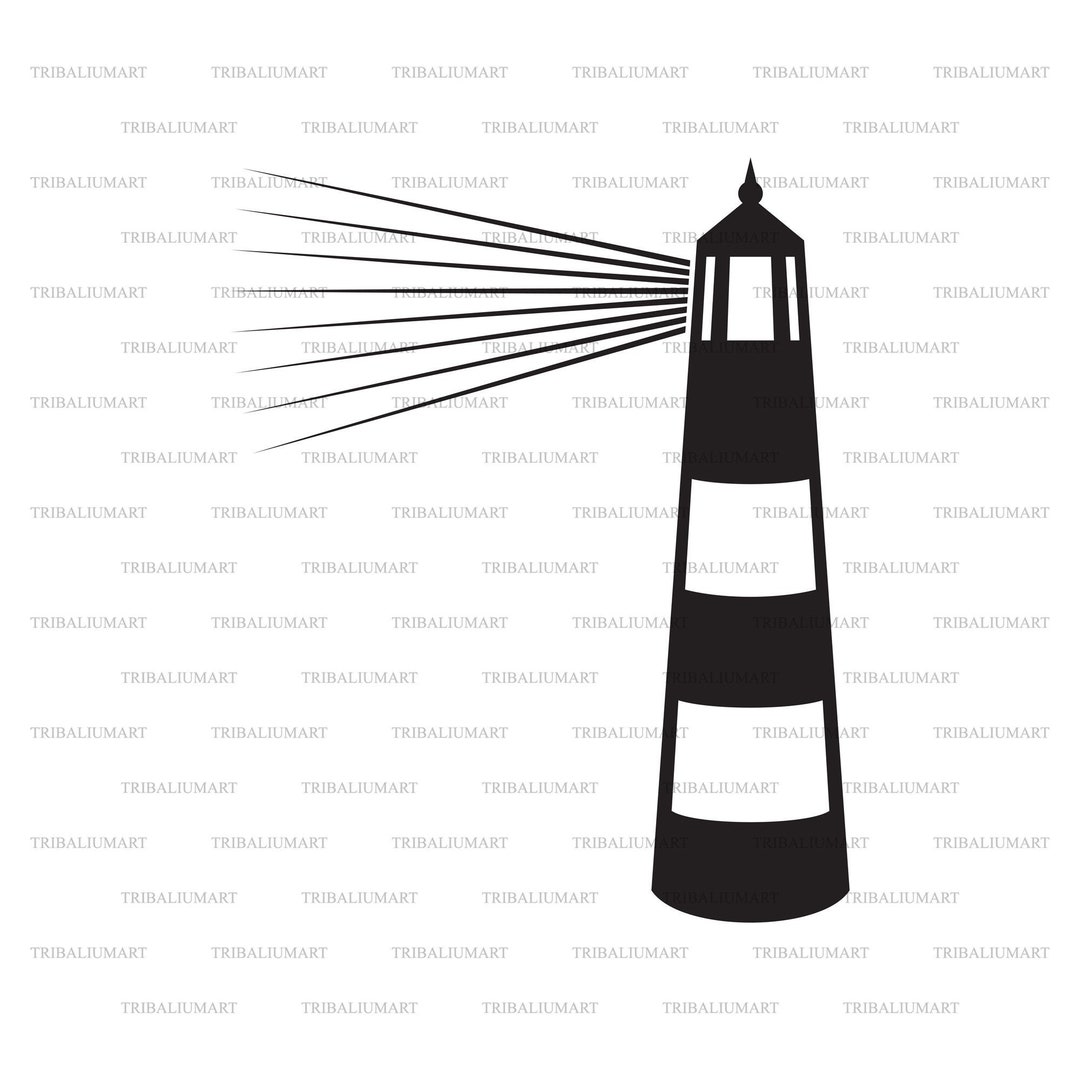 Lighthouse. Cut Files for Cricut. Clip Art Silhouettes (eps, Svg, Pdf ...