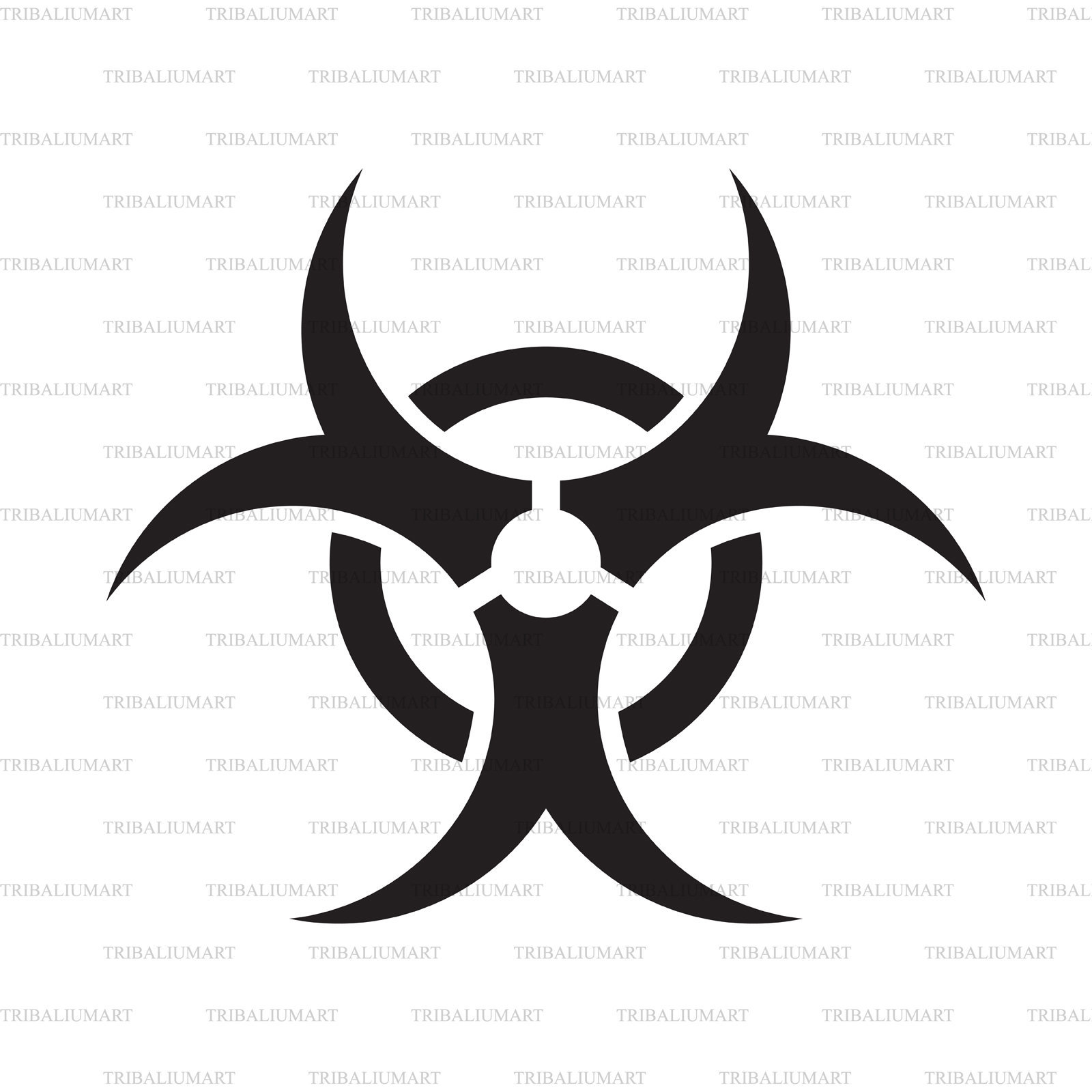 Biohazard symbol . Cut files for Cricut. Clip Art silhouettes | Etsy