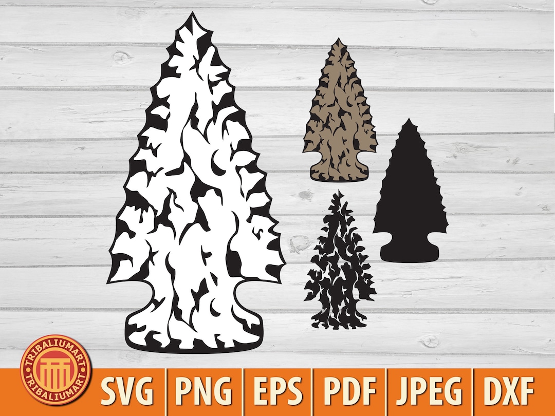 Native Arrowhead (arrow). Cut Files for Cricut. Clip Art Silhouette ...