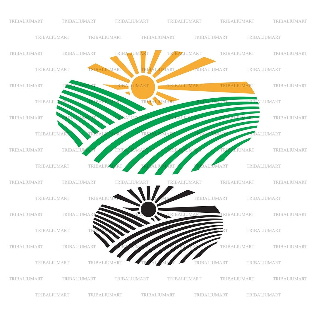 Sunset. Cut Files for Cricut. Clip Art Silhouette (eps, Svg, Pdf, Png ...