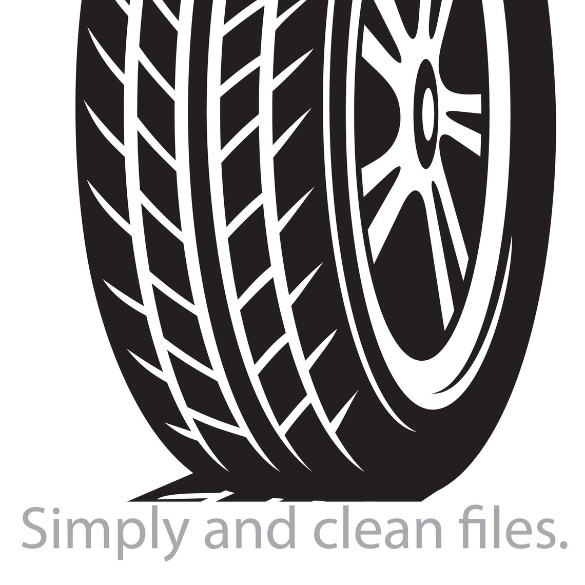 Tire Track or Print tire Tyre Treads. Cut Files for Cricut. - Etsy