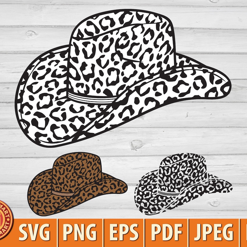 Cowboy Hat With Leopard - Etsy