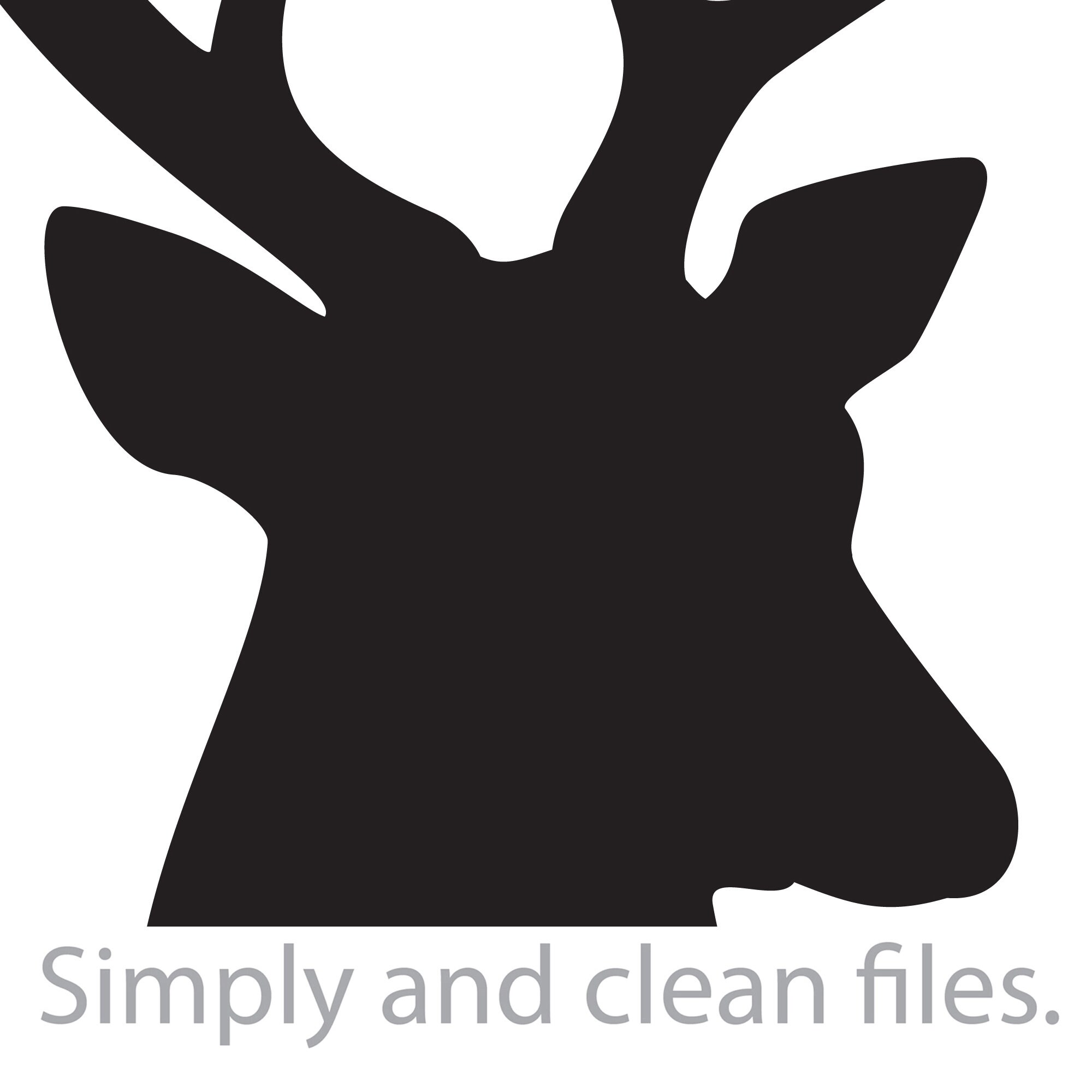 Deer Head. Cut Files for Cricut. Clip Art Silhouette eps - Etsy