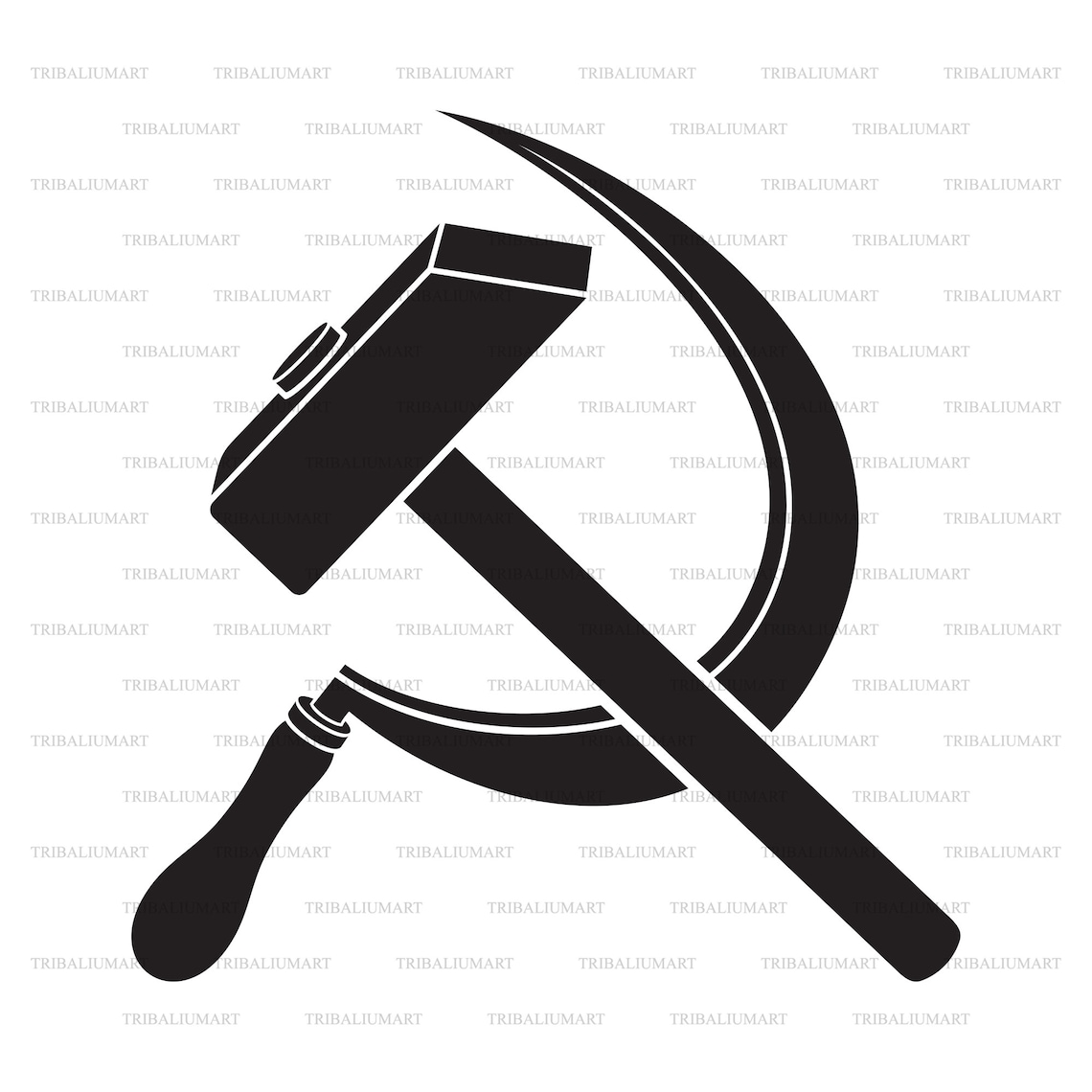 Symbol of USSR Hammer and Sickle soviet Union Symbol. Cut | Etsy