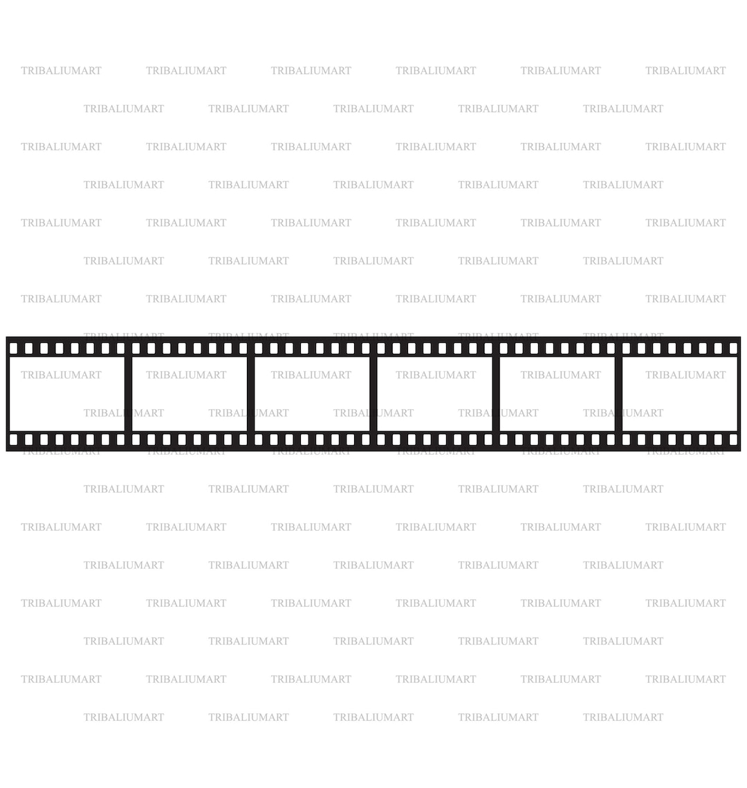 Film Strip. Cut Files for Cricut. Clip Art Silhouette (eps, Svg, Pdf ...