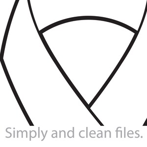 Awareness Ribbon. Cut Files for Cricut. Clip Art Silhouette (eps, Svg ...