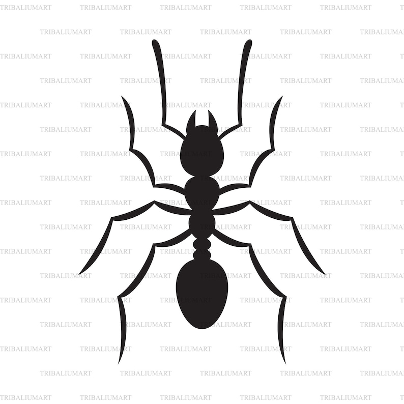 Ant Silhouette. Cut Files for Cricut. Clip Art Silhouettes (eps, Svg ...