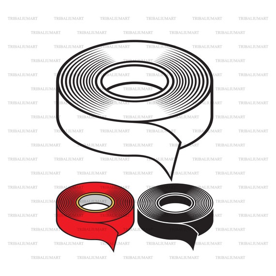 Cinta adhesiva . Cortar archivos para Cricut. Clip Art eps | Etsy