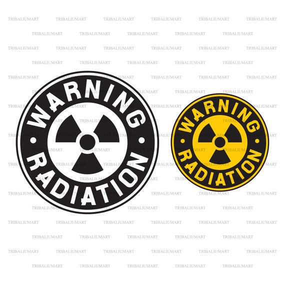 Warning Radiation Symbol radioactive or Contaminated Sign. - Etsy