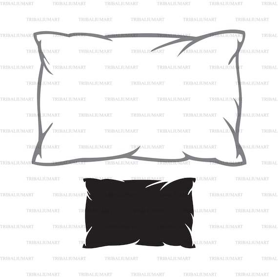 Pillow. Cut Files for Cricut. Clip Art Silhouettes eps Svg - Etsy