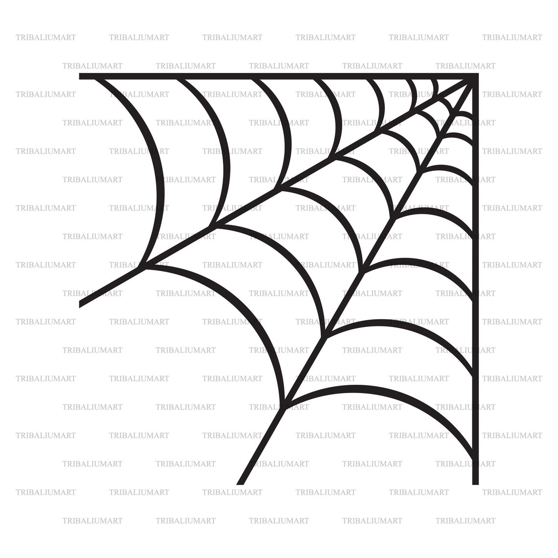 Spider Web. Cut Files for Cricut. Clip Art Silhouette eps - Etsy