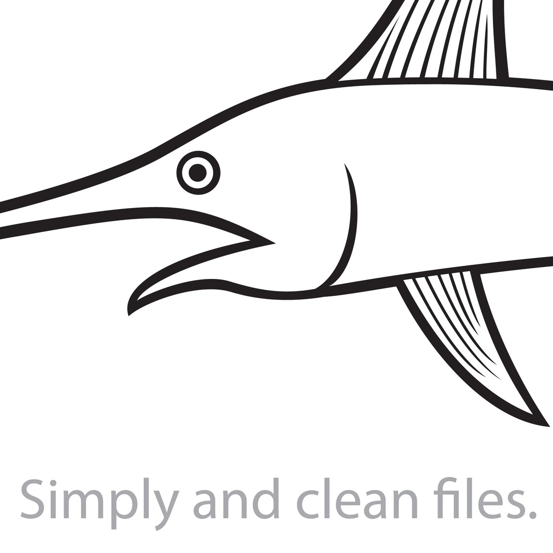 Sword Fish. Cut Files for Cricut. Clip Art Silhouette eps - Etsy