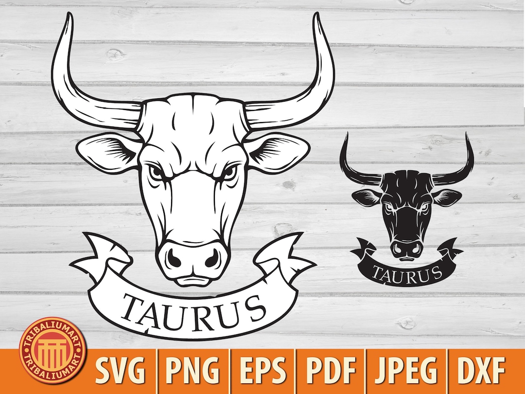 Taurus Zodiac Sign (horoscope Symbol, Astrology Icon). Cut Files for ...