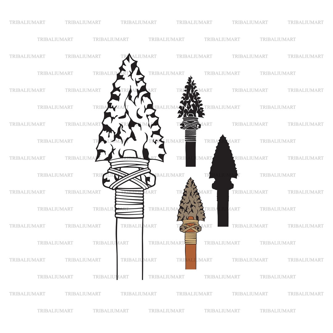 Native Arrowhead (arrow). Cut Files for Cricut. Clip Art Silhouette ...