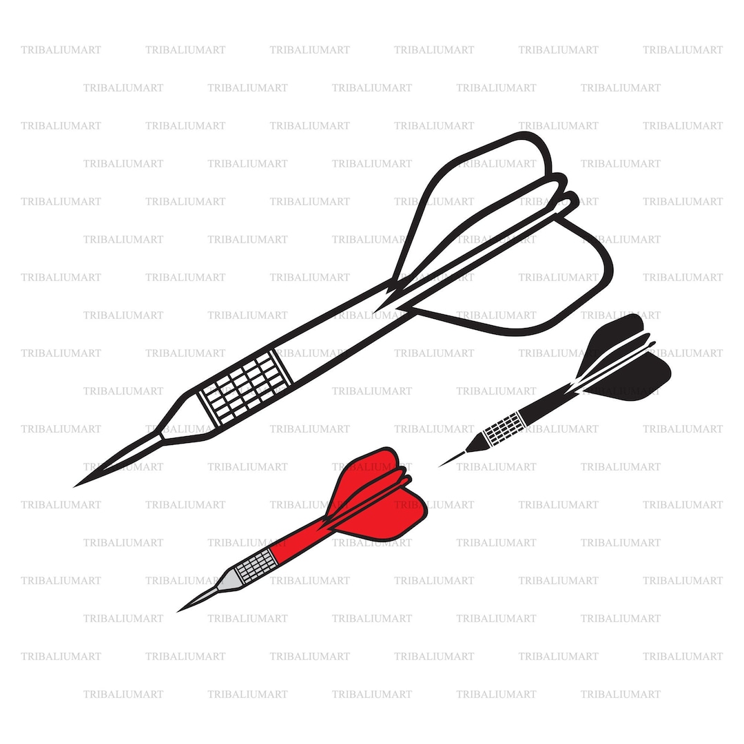 Dart. Cut Files for Cricut. Clip Art Silhouettes (eps, Svg, Pdf, Png ...