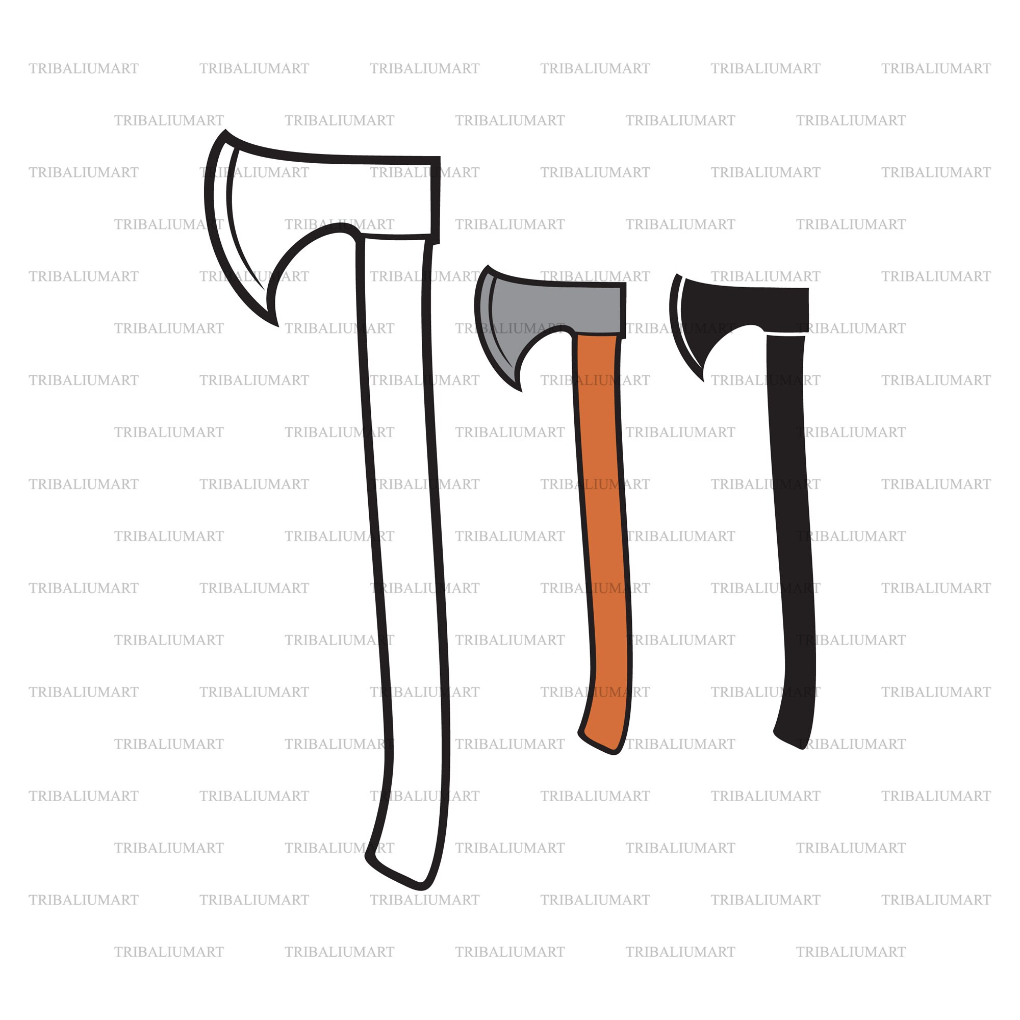 Axe. Cut Files for Cricut. Clip Art Silhouette eps Svg Pdf - Etsy