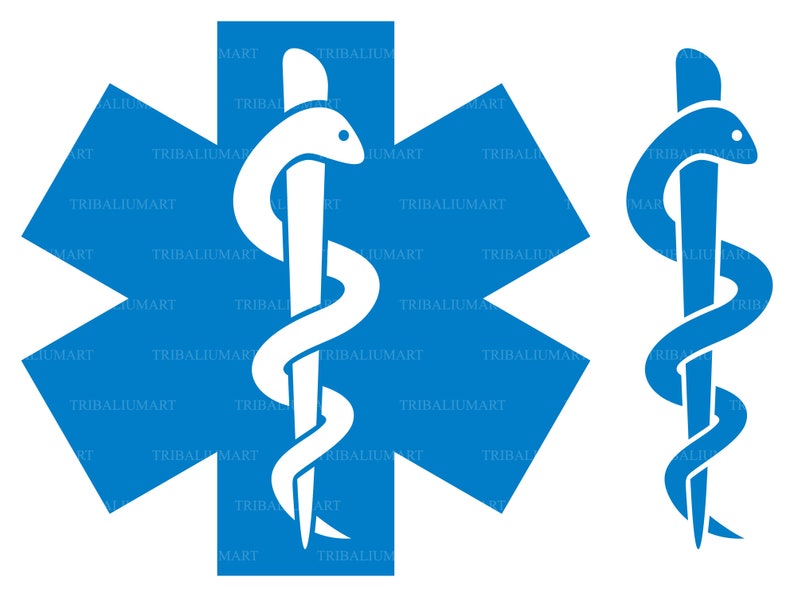 Medical Symbol Caduceus Snake With Stick (emblem for Drugstore ...