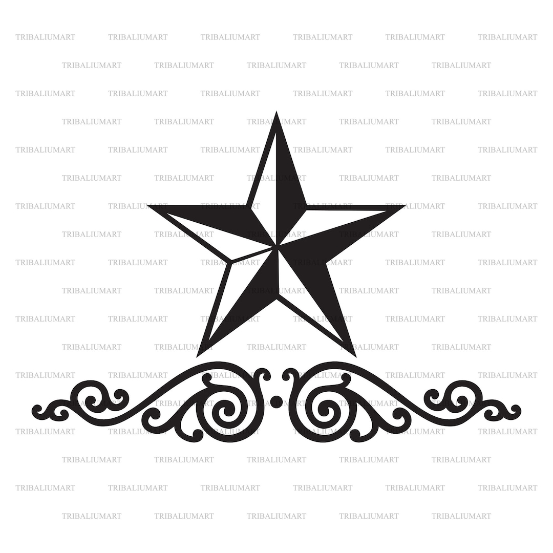 Star. Cut Files for Cricut. Clip Art Silhouettes (eps, Svg, Pdf, Png ...