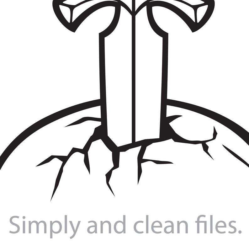 Skull With Dagger Knife. Cut Files for Cricut. Clip Art | Etsy