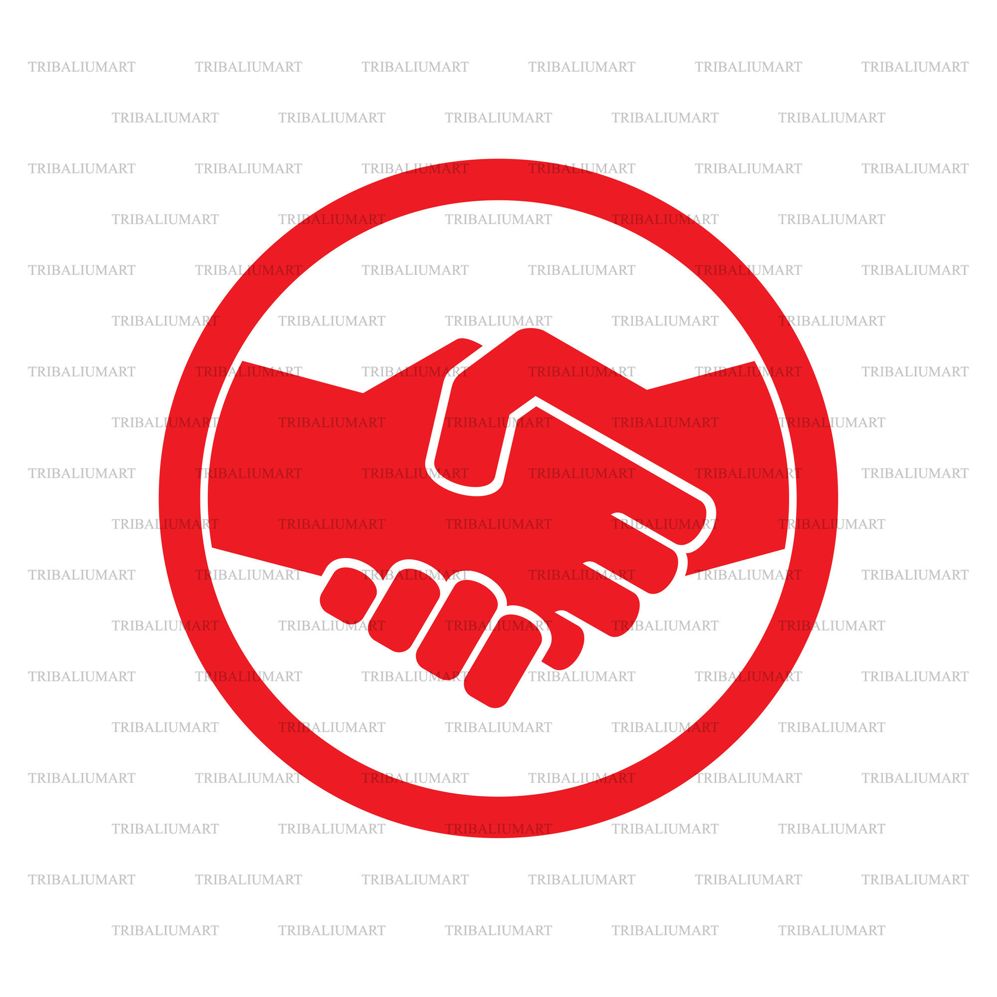 Handshake symbol sign icon. Cut files for Cricut. Clip Art | Etsy